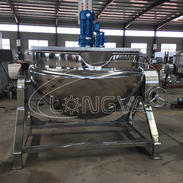 Stainless Steel Vertical Cooking Double Layered Cauldron, China ...