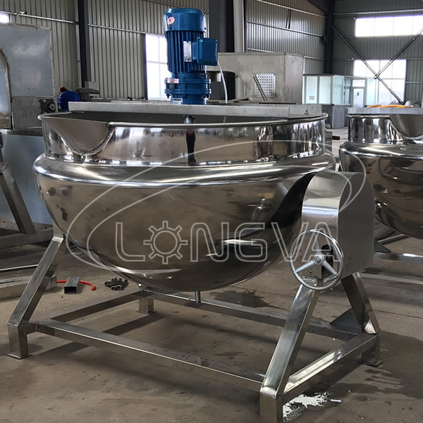 Stainless Steel Vertical Cooking Double Layered Cauldron, China ...