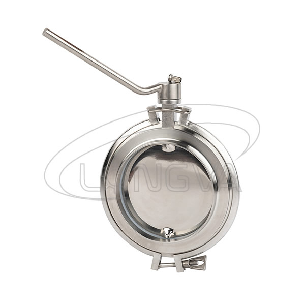 China Sanitary Tank Bottom Discharge Butterfly Valve Manufacturers ...